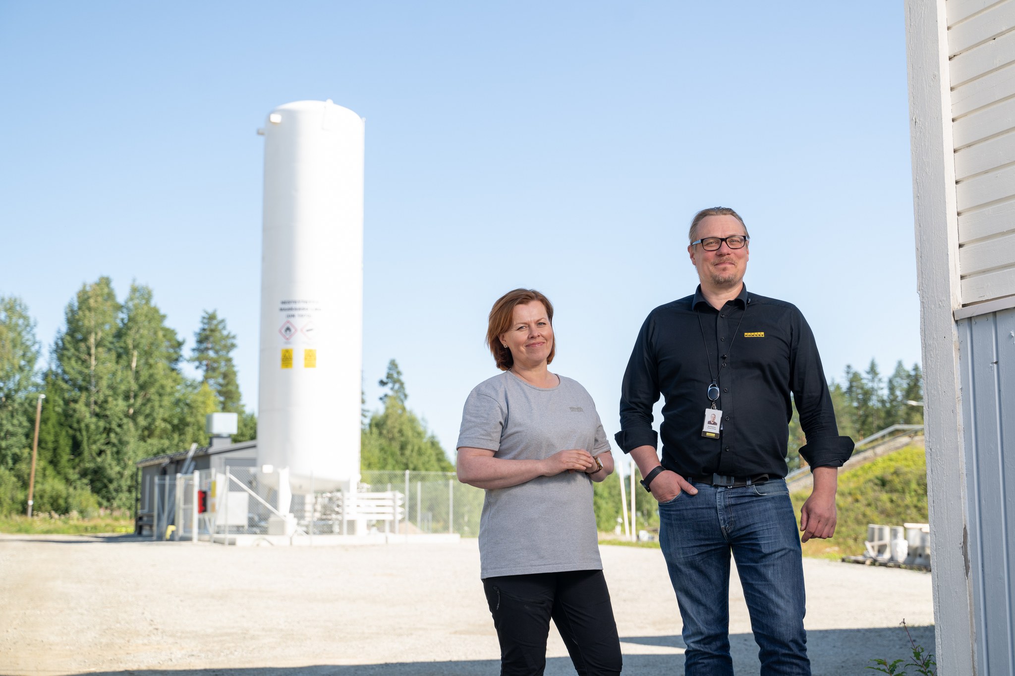 Liquefied gas replaced with biogas at Ponsse’s factory - Ponsse News